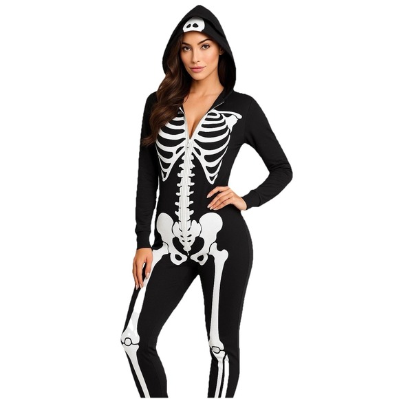 Tipsy Elves | Pants & Jumpsuits | Tipsy Elves Skelton Costume Womens Xl ...